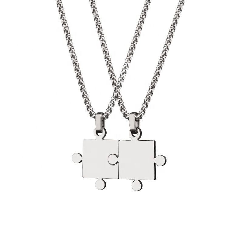 Collares para compartir modelo Puzzle - Melviz