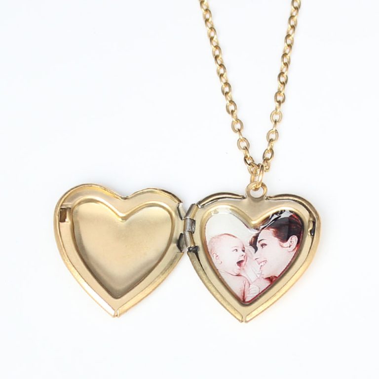 Dúo Relicarios Lisos Dorados - Melviz