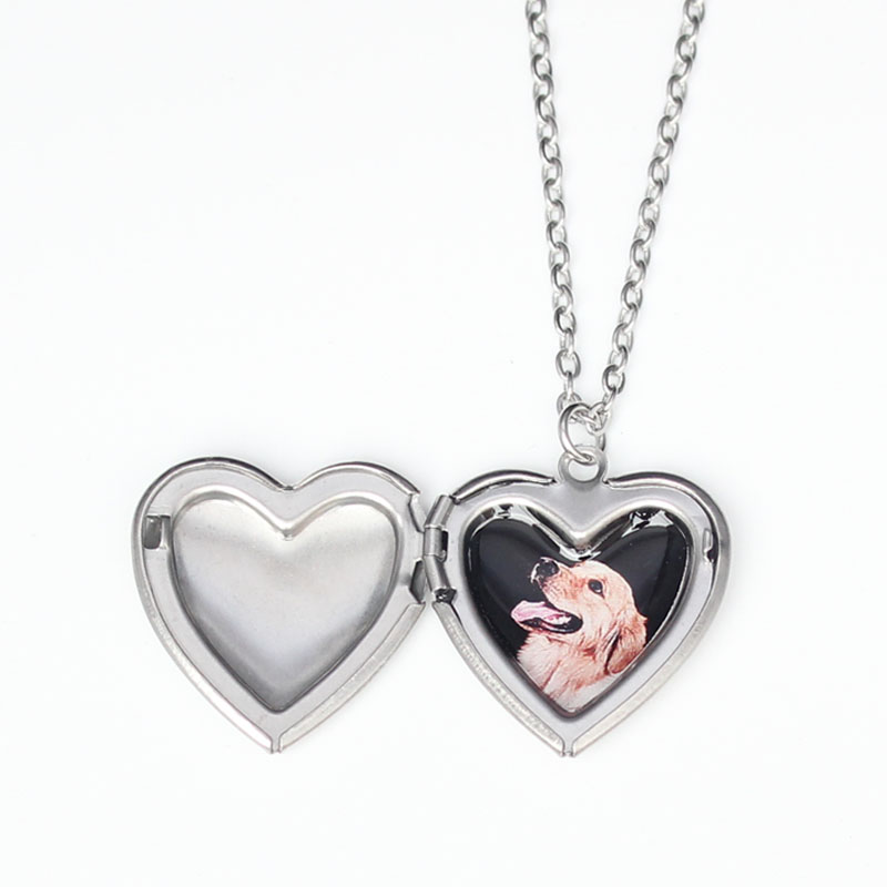 Dúo Relicarios Liso Plateados - Melviz